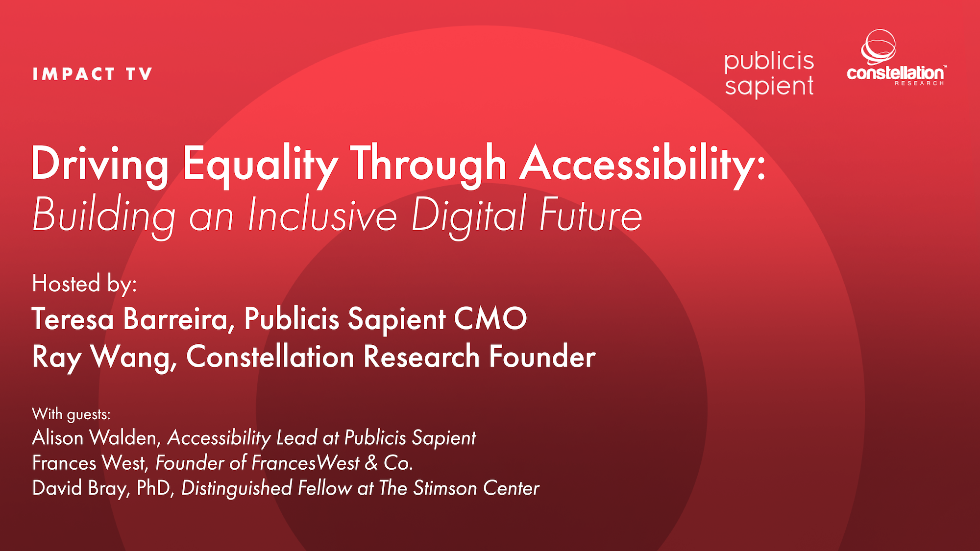 Driving Equality Through Accessibility: Building an Inclusive Digital ...
