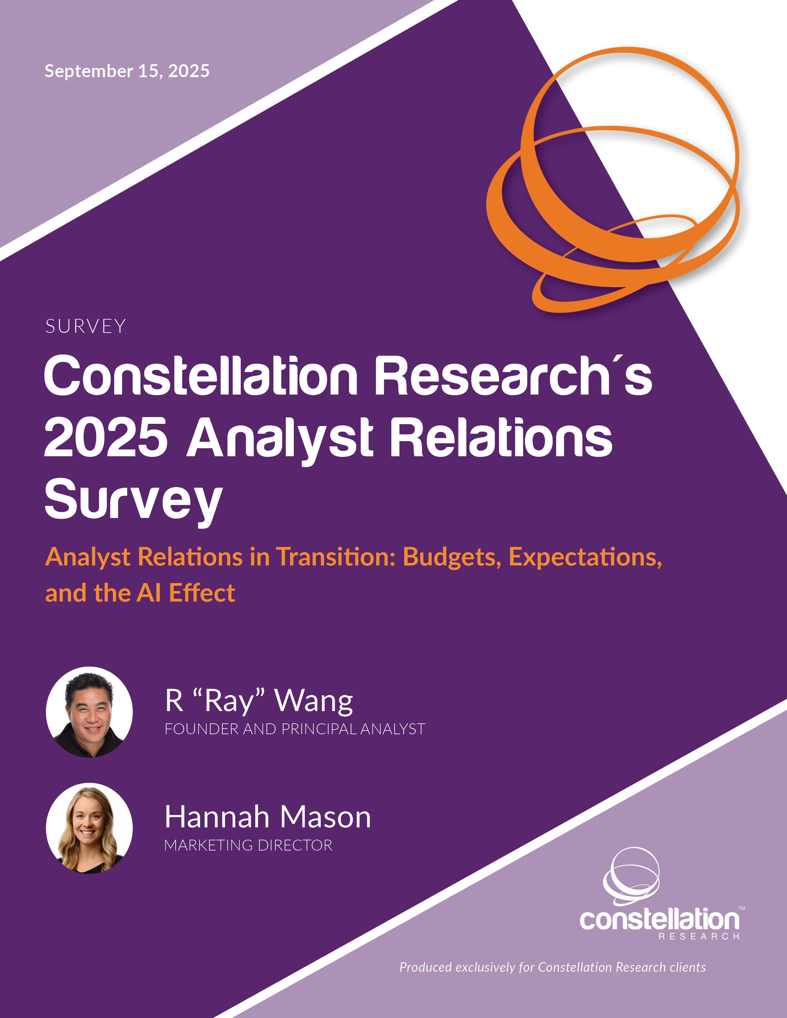 Constellation Research’s 2025 Analyst Relations Survey | Constellation ...