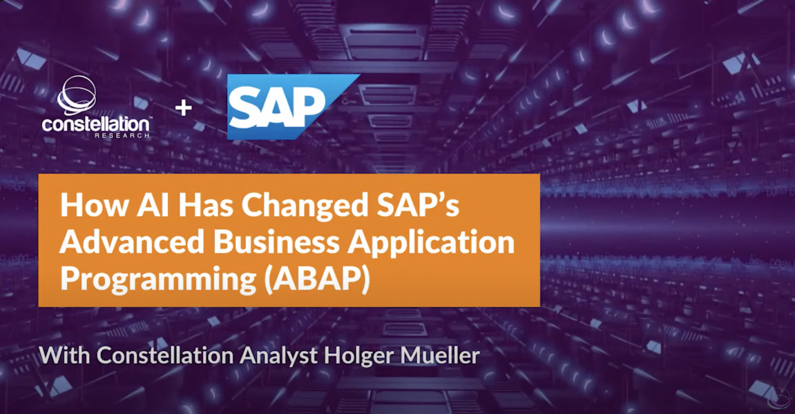 How AI Has Changed SAP's Advanced Business Application Programming ...