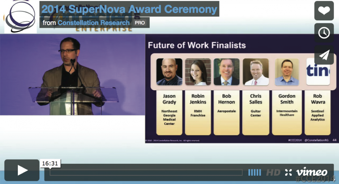 2014 SuperNova Award Ceremony | Constellation Research Inc.