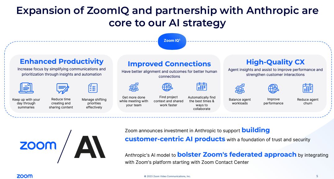 Zoom ends Q1 with 215,900 enterprise customers, touts AI strategy ...