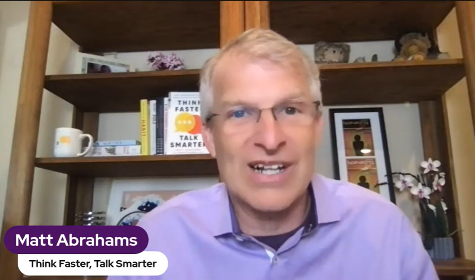 Matt Abrahams on DisrupTV: Why small talk is a big deal and other ...