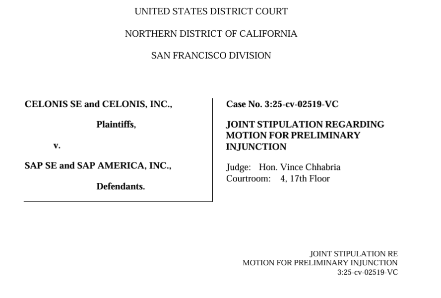 Celonis, SAP reach data access cease fire amid litigation ...