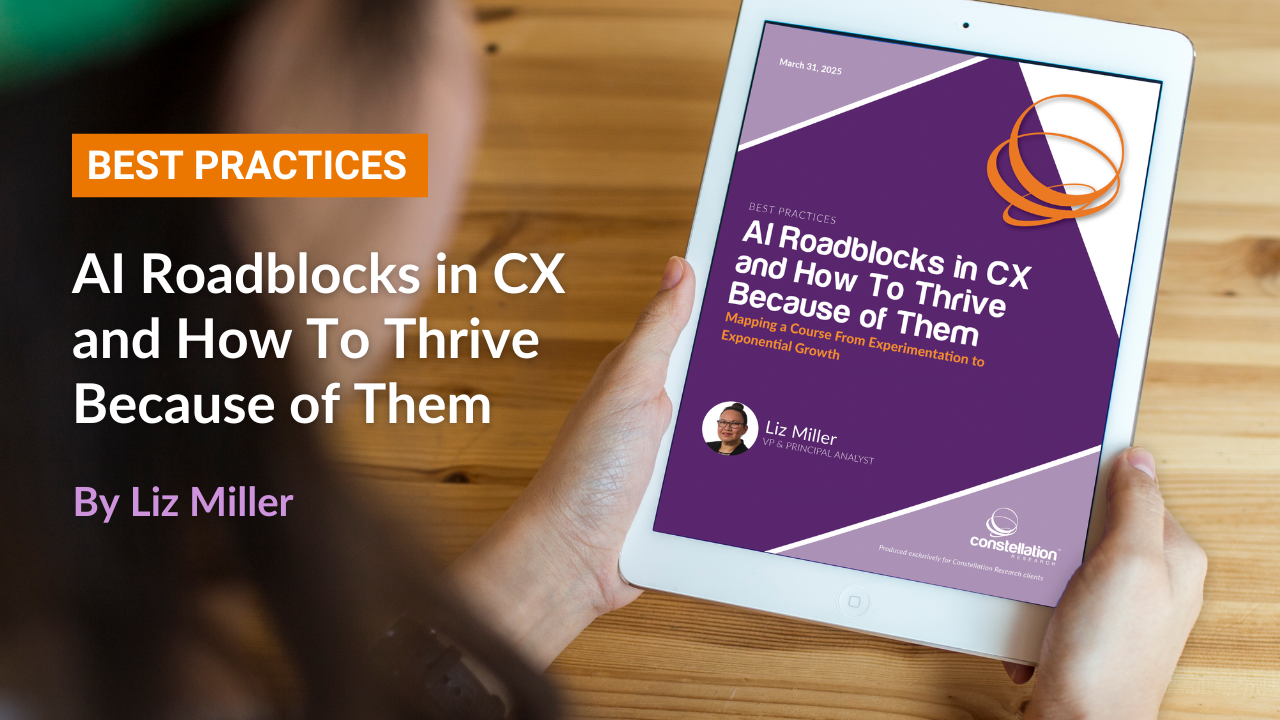AI Roadblocks in CX and How To Thrive Because of Them | Constellation ...