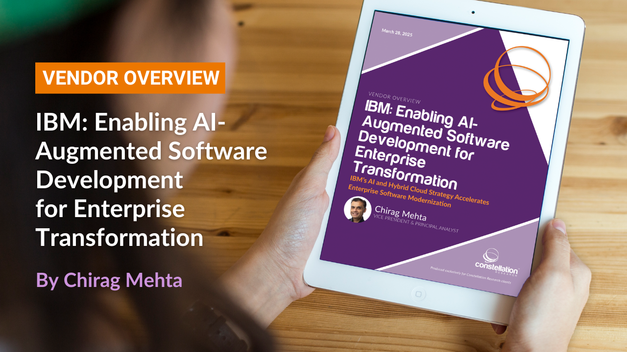 IBM: Enabling AI-Augmented Software Development for Enterprise Transformation | Constellation ...