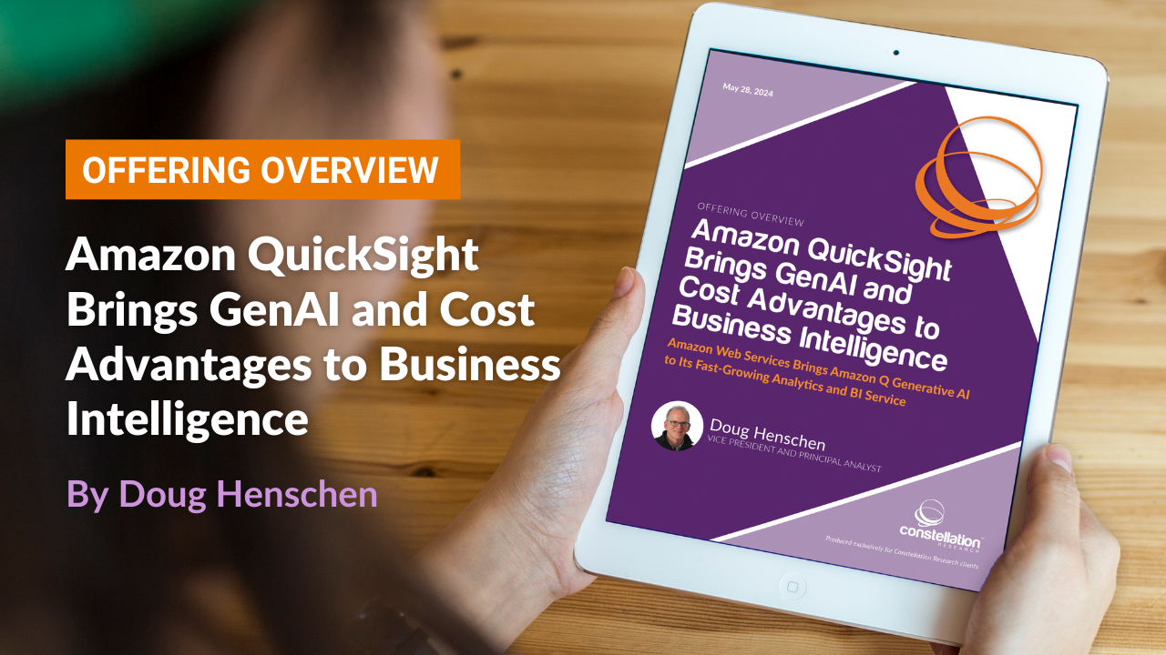 Amazon QuickSight Brings GenAI and Cost Advantages to Business ...