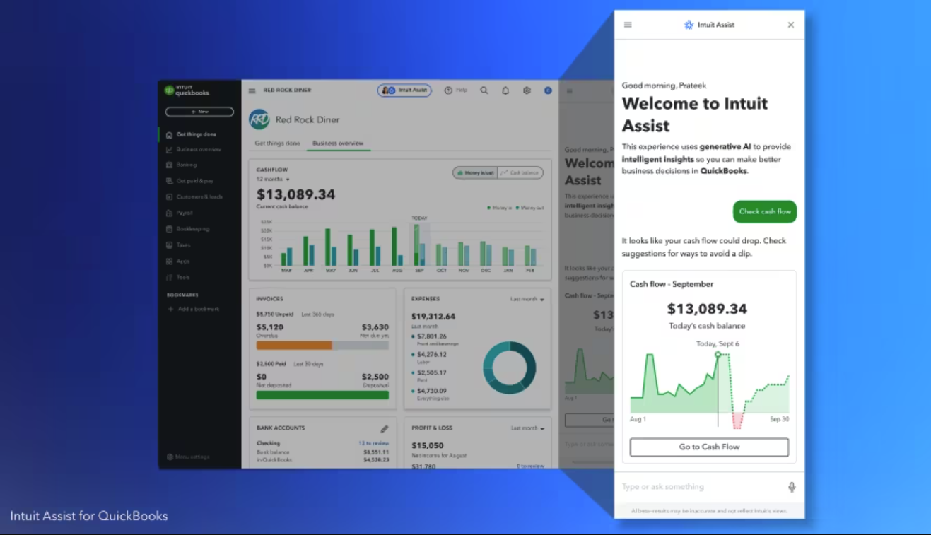 Intuit rolls out Intuit Assist generative AI across platform ...