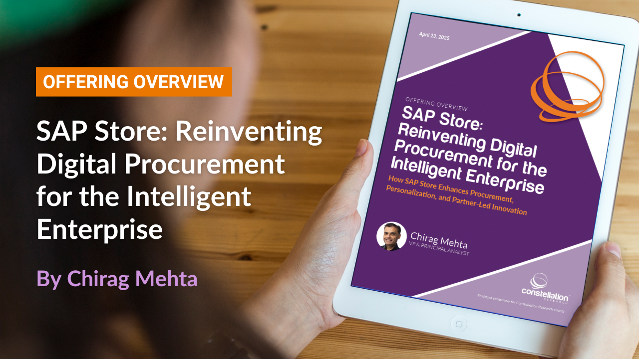 SAP Store: Reinventing Digital Procurement for the Intelligent ...