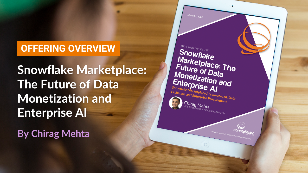 Snowflake Marketplace: The Future of Data Monetization and Enterprise AI | Constellation ...