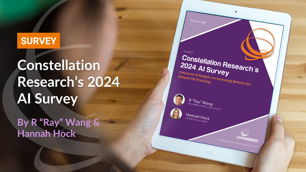 Constellation Research's Q3 2024 AI Survey | Constellation Research Inc.