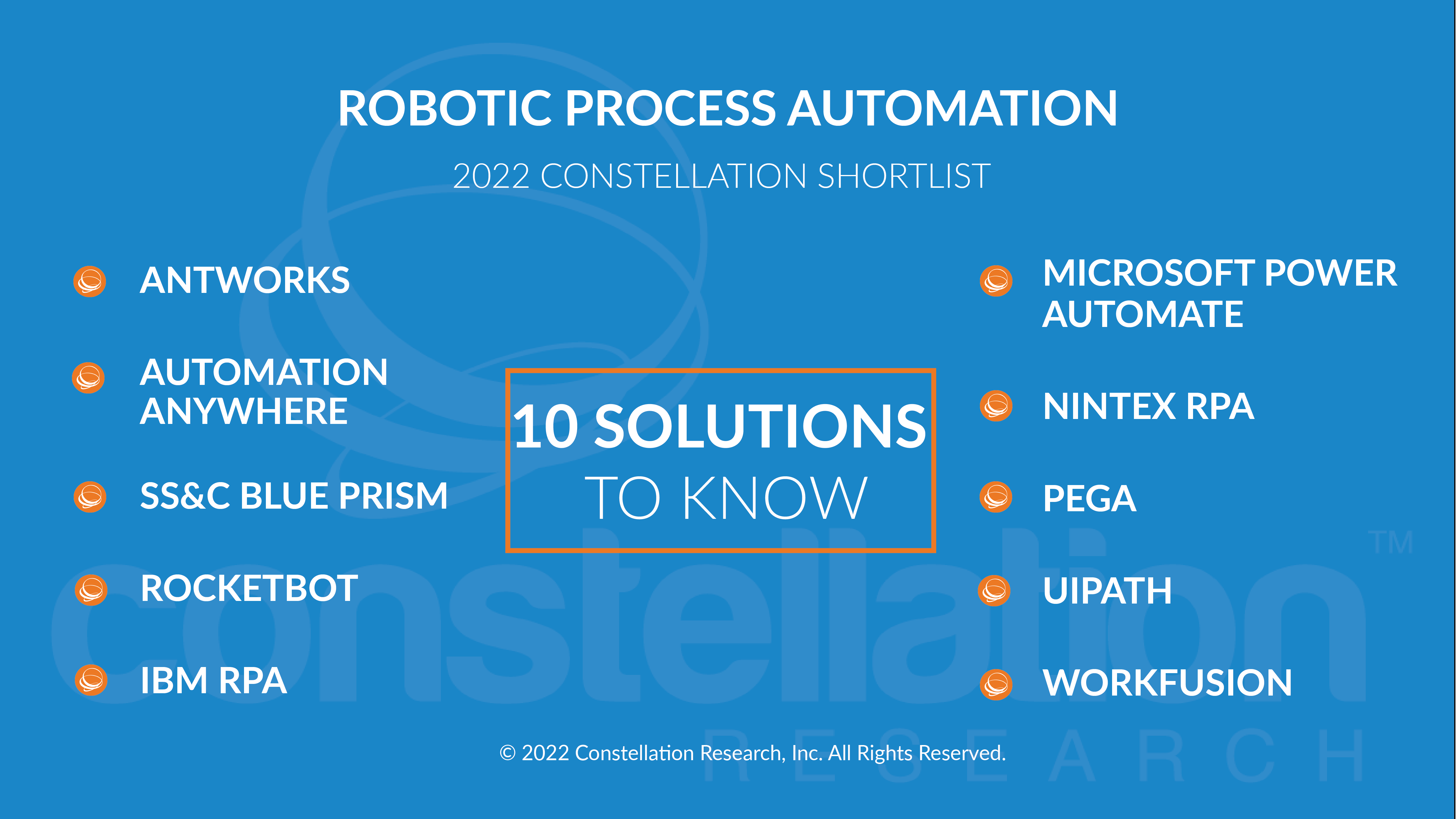 Constellation ShortList™ Robotic Process Automation