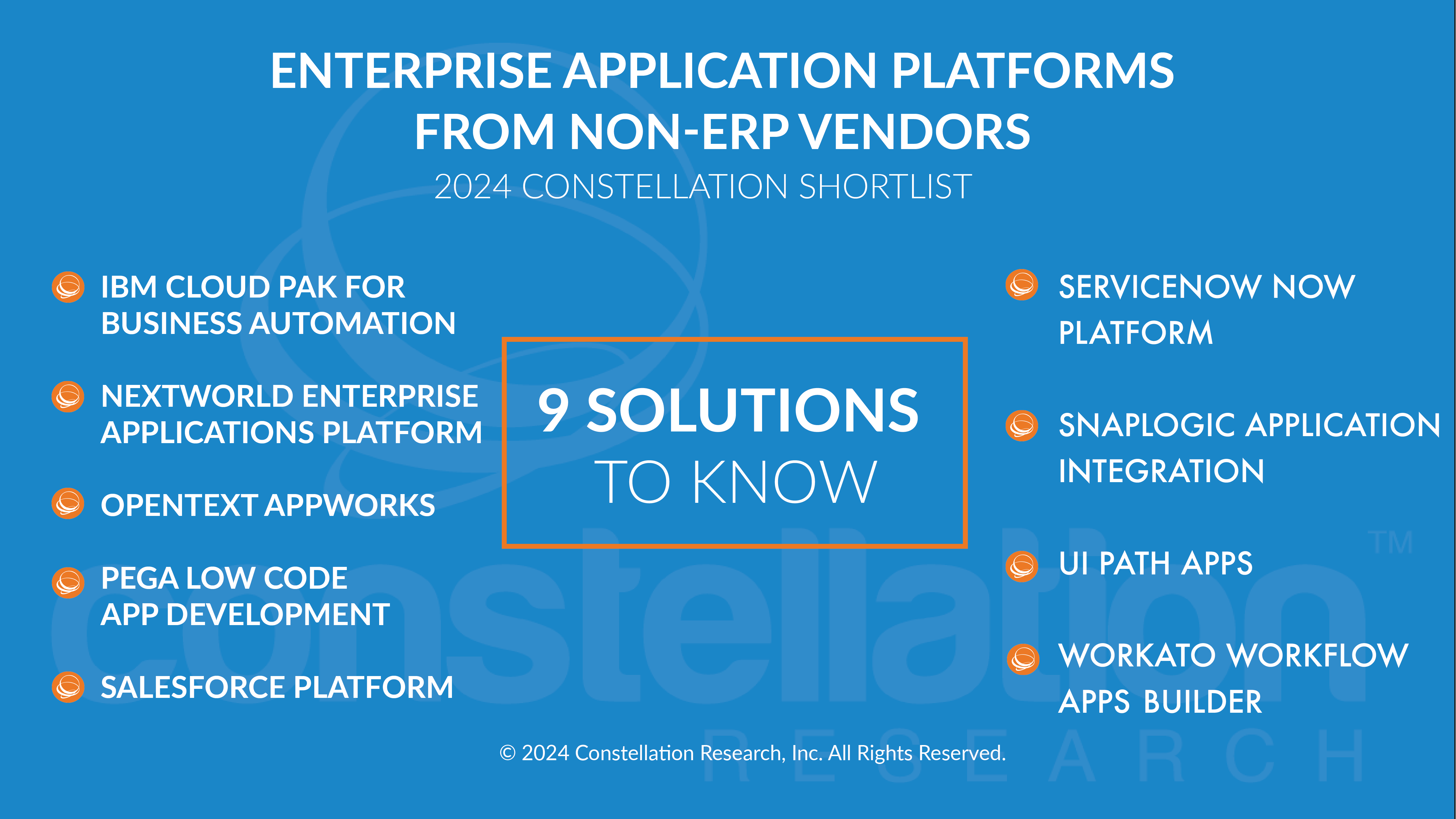 Constellation ShortList™ Enterprise Application Platforms from non-ERP ...